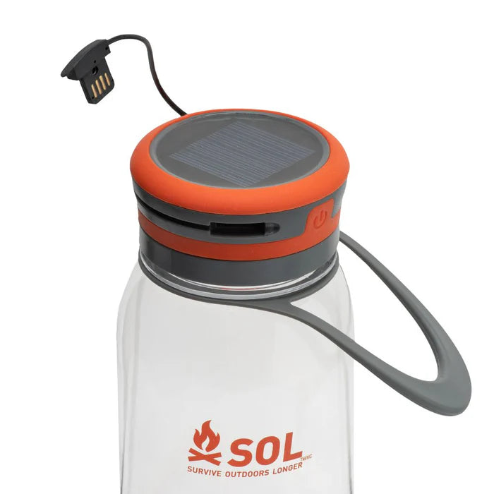 Botella Solar Linterna Recargable – Volkanica Outdoors